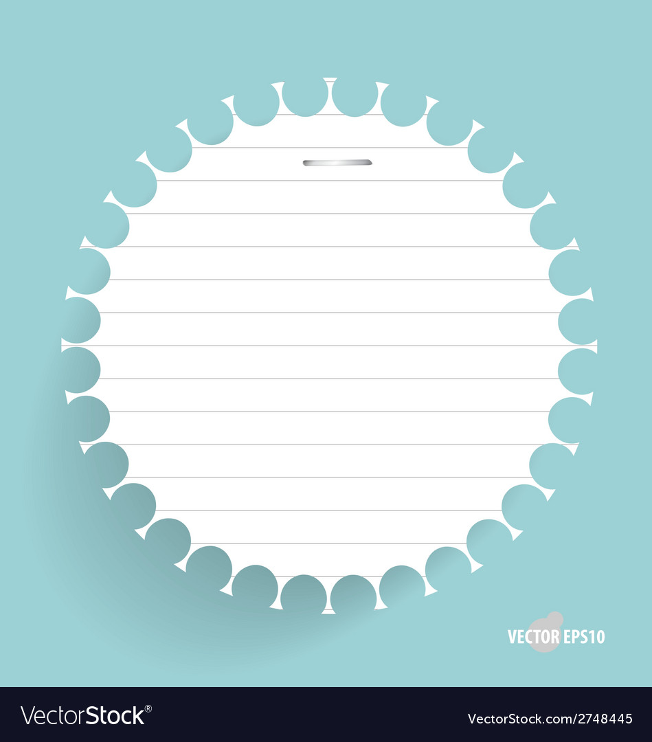 Note papers ready for your message Royalty Free Vector Image