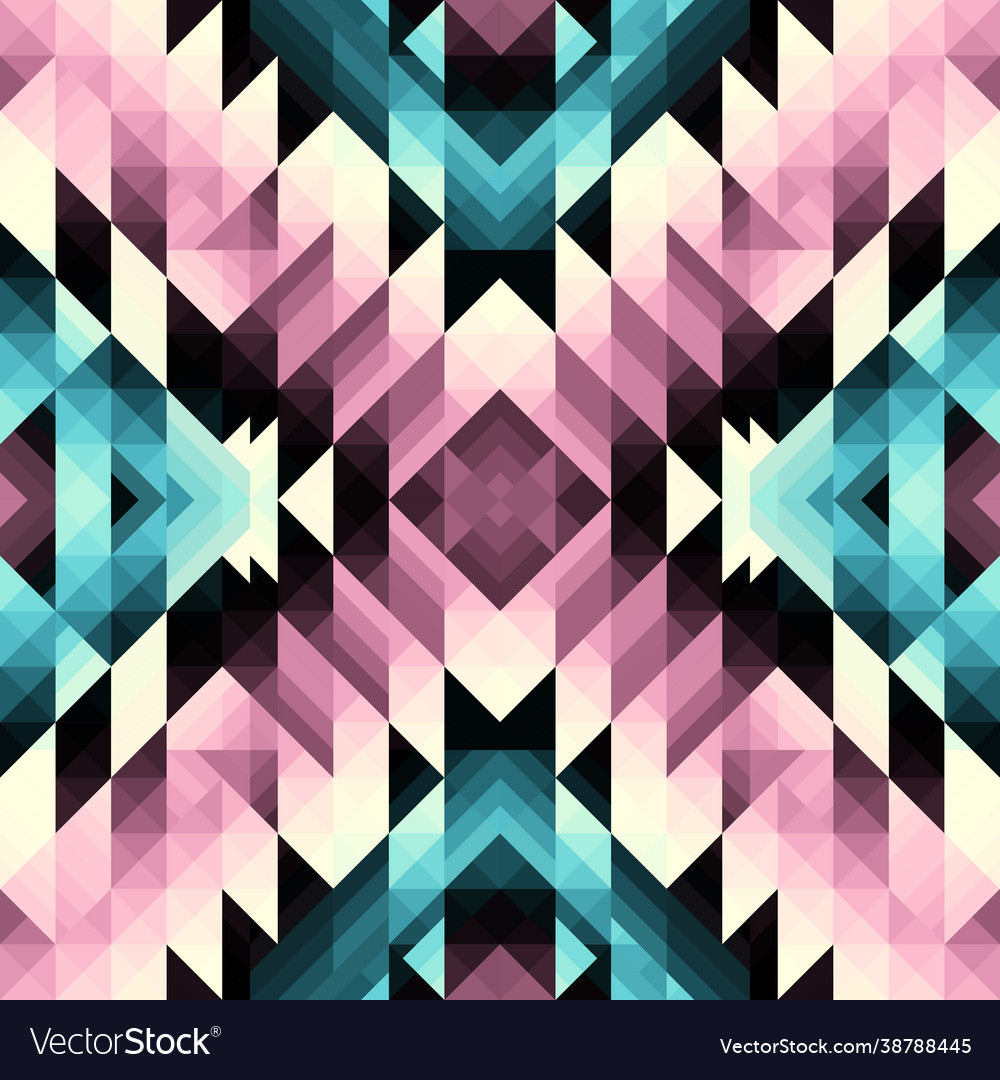 Seamless pattern background a triangles Royalty Free Vector