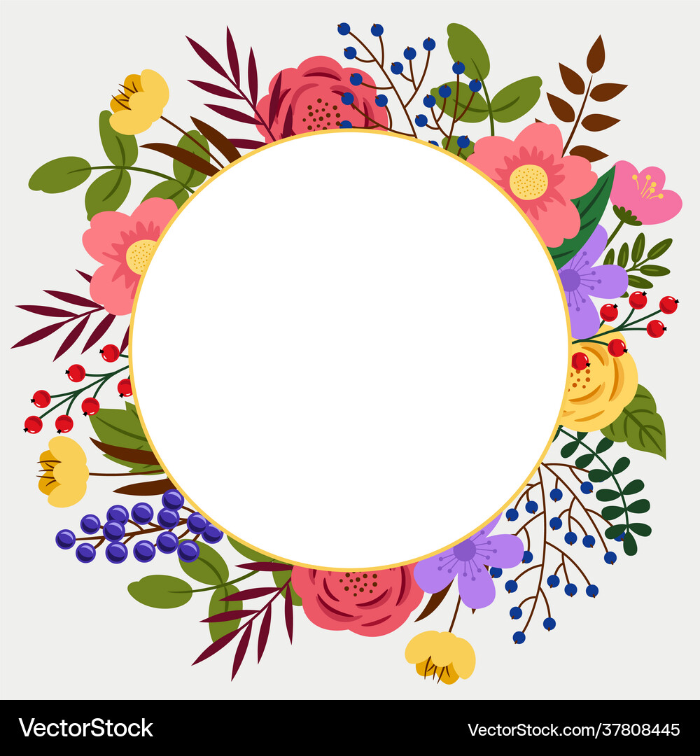 Template for greeting card poster banner Vector Image