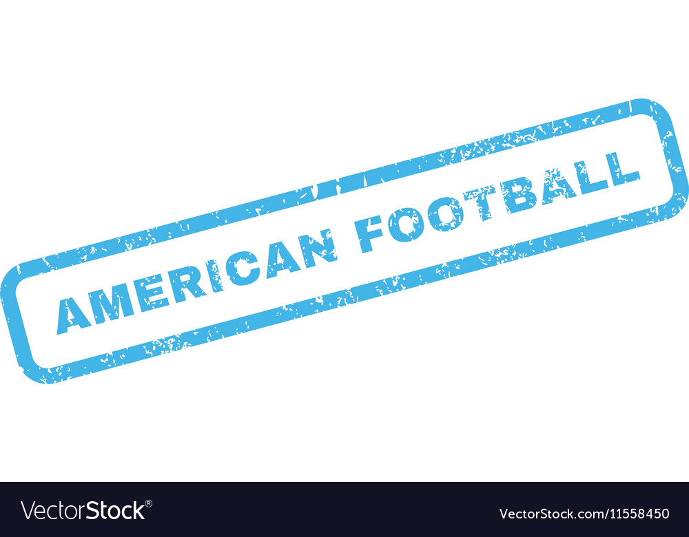 American football rubber stamp Royalty Free Vector Image