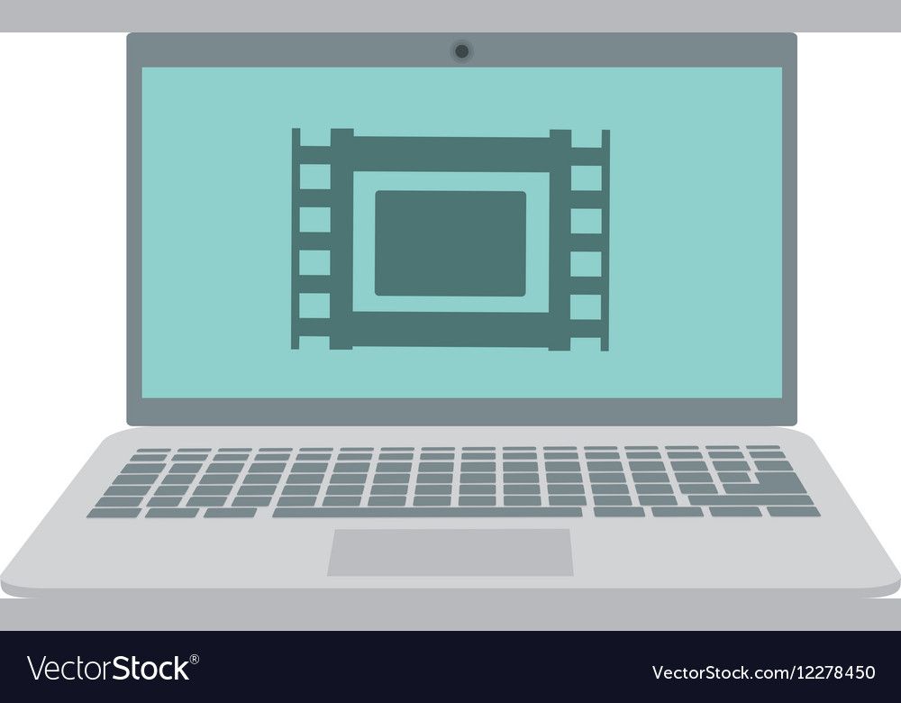 Laptop computer technology Royalty Free Vector Image