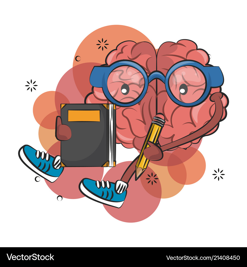 Mind and brain power concept Royalty Free Vector Image