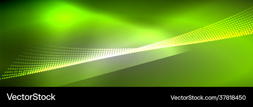 Neon shiny color background with light glowing Vector Image