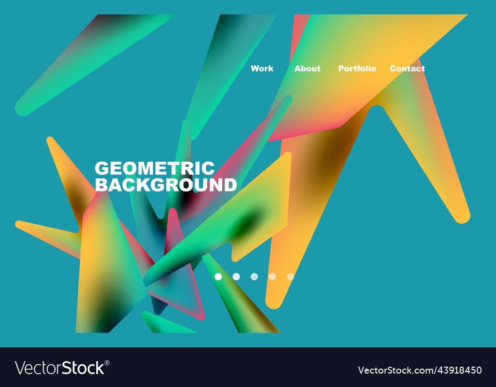 Shards shape composition abstract background web Vector Image