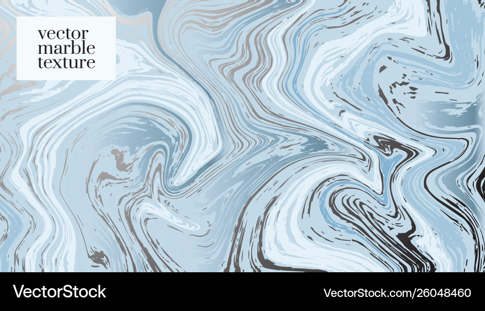 Blue marble decoration liquid splash with shiny Vector Image