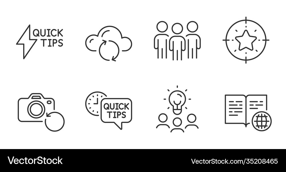 Business idea quick tips and quickstart guide Vector Image