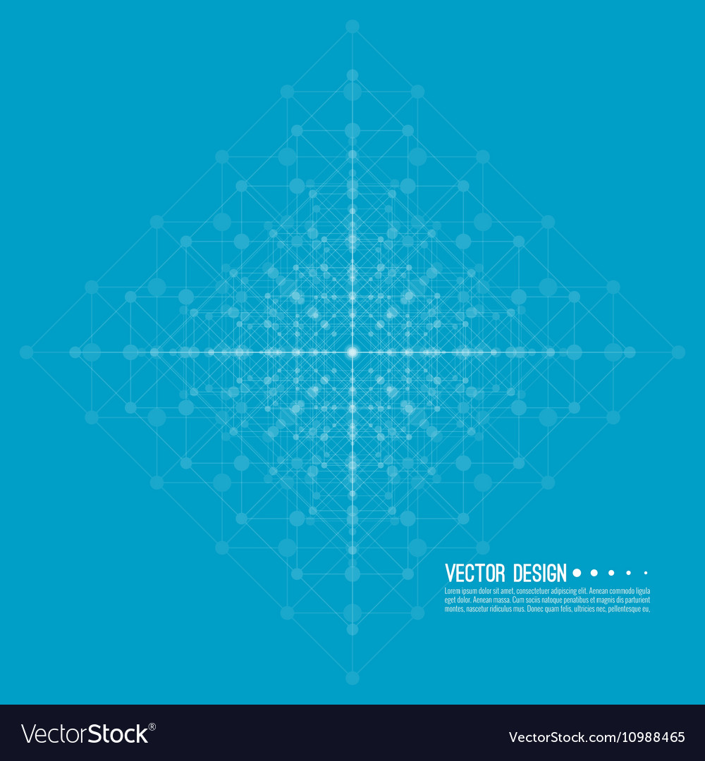 Virtual abstract background Royalty Free Vector Image