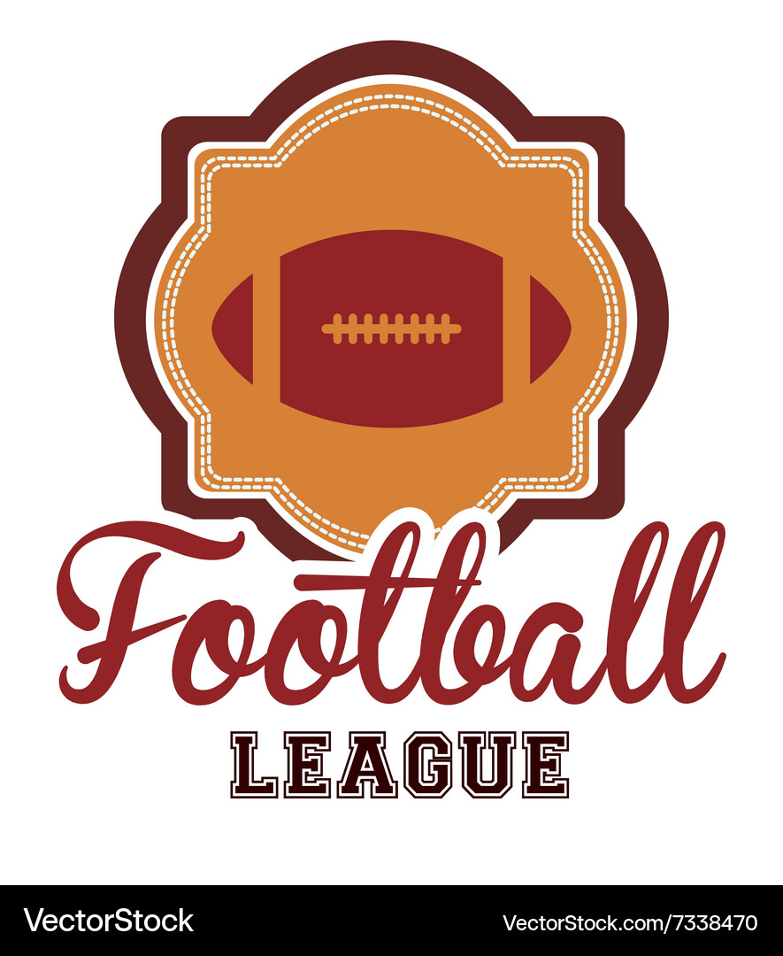 Football championship design Royalty Free Vector Image