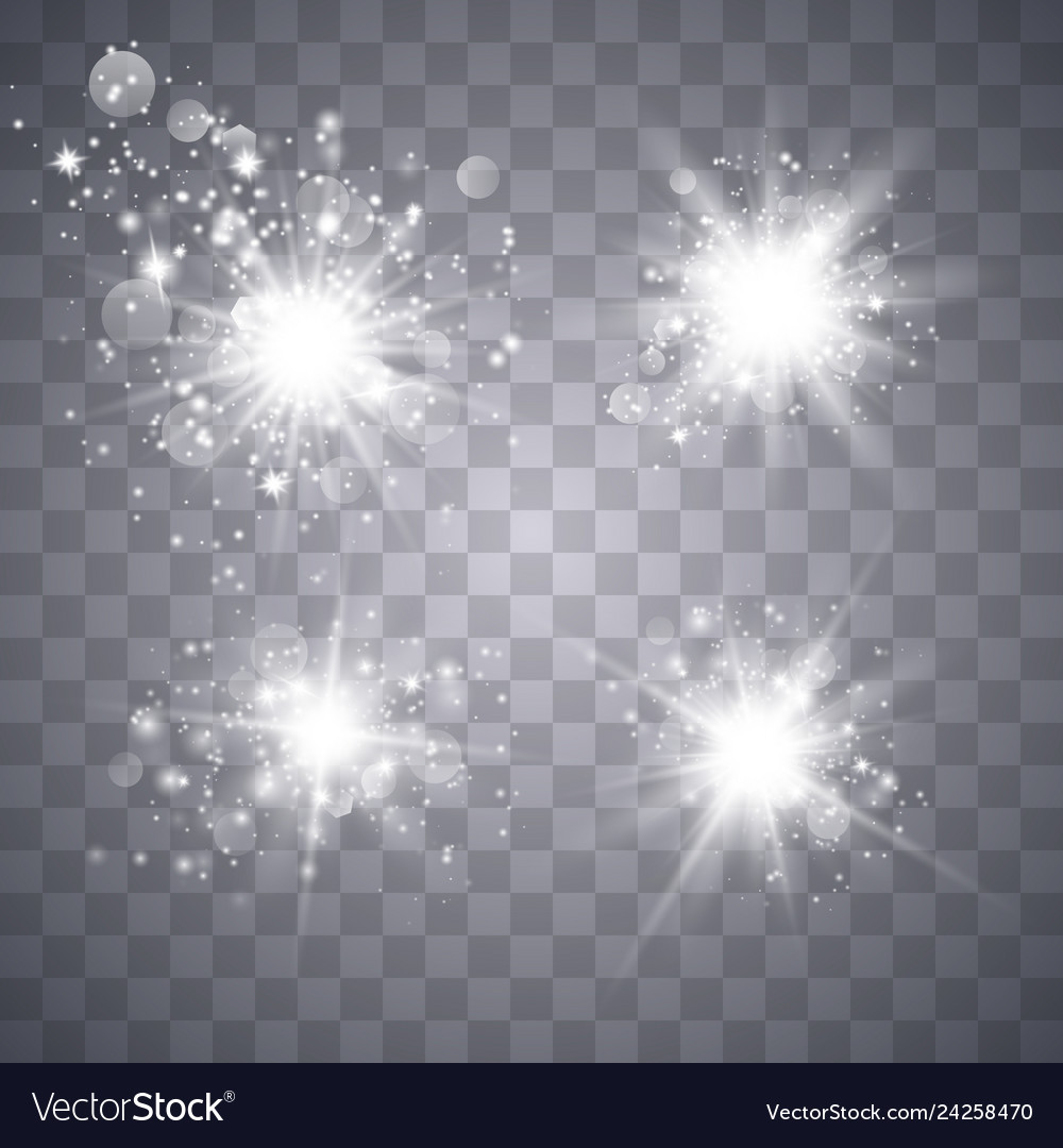 Glow light set Royalty Free Vector Image - VectorStock