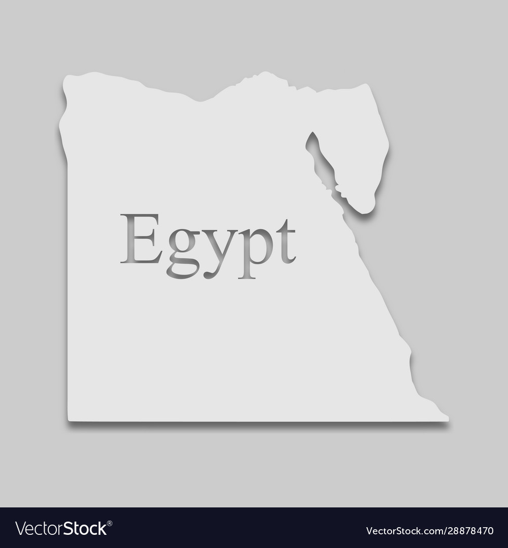 Map egypt Royalty Free Vector Image - VectorStock