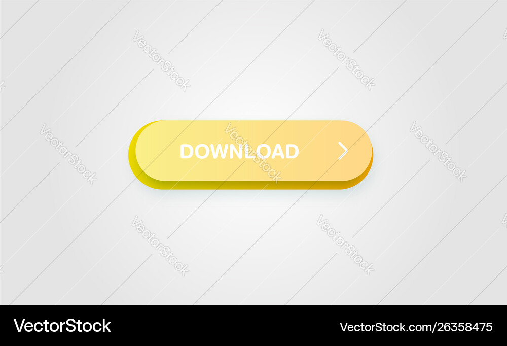 Colorful shiny and clean button for websites Vector Image