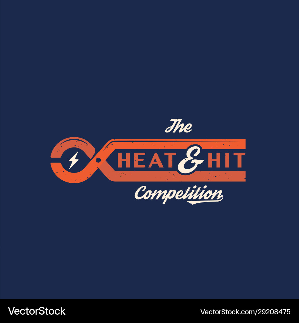 Craft competition abstract vintage sign Royalty Free Vector