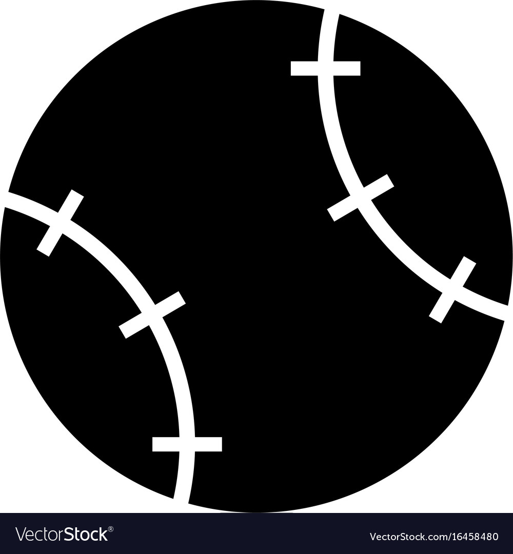 Baseball ball Royalty Free Vector Image - VectorStock