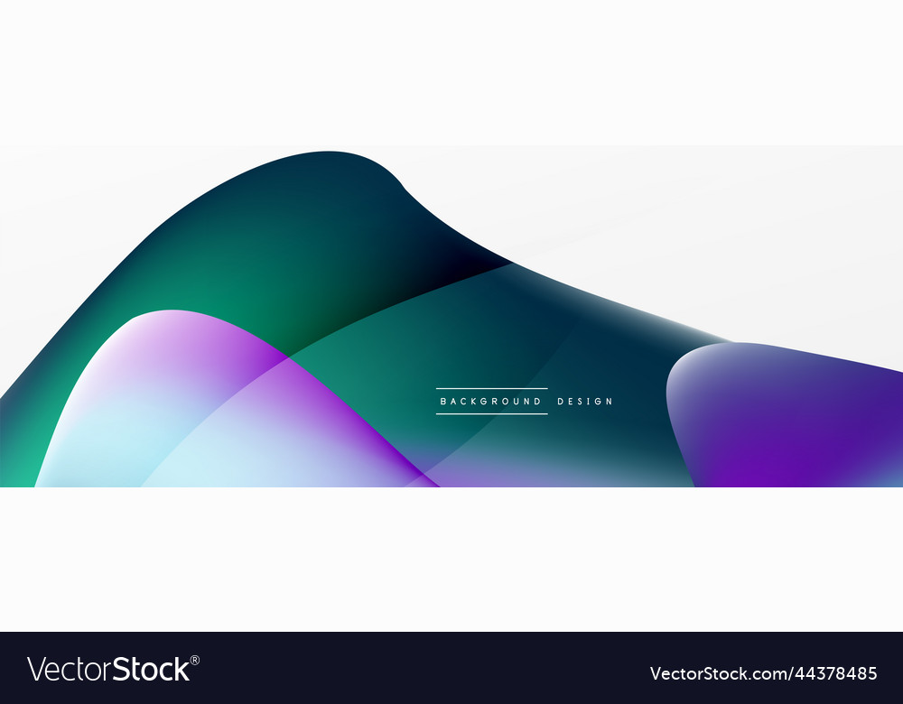 Abstract background fluid gradient color wave Vector Image