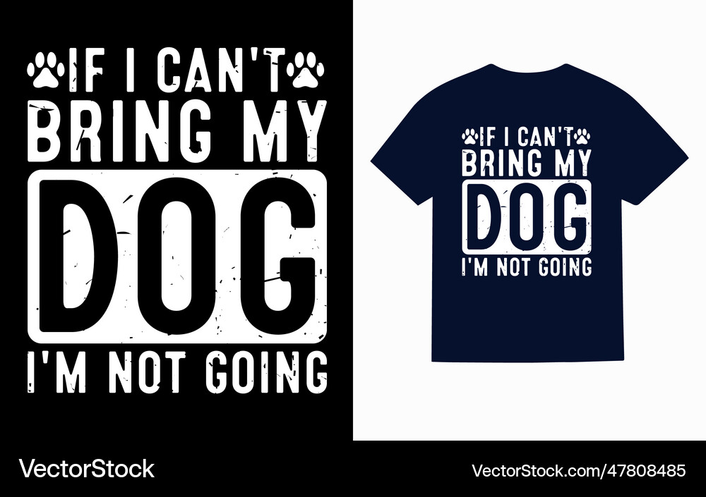 Dog typography t-shirt design Royalty Free Vector Image