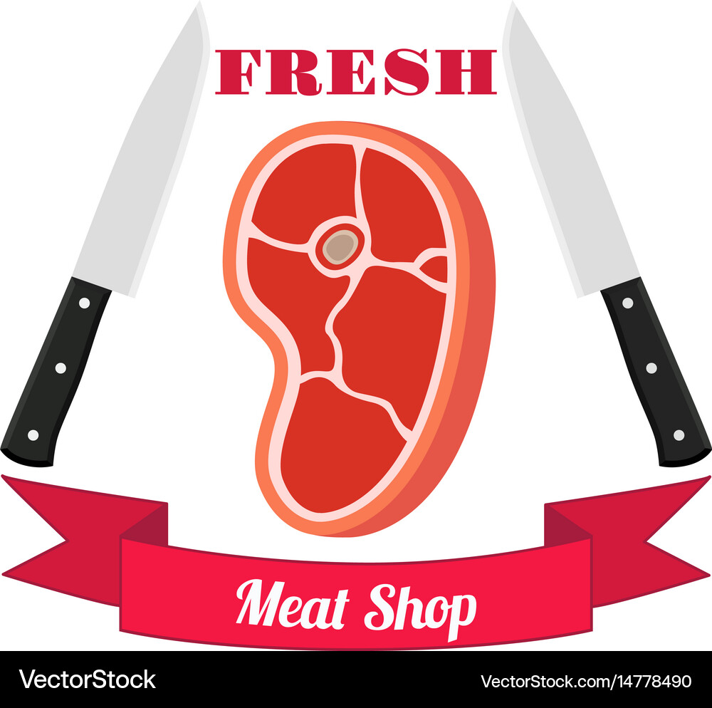Fresh Meat Logo 781 Meat Logo High Res Illustrations Getty Images