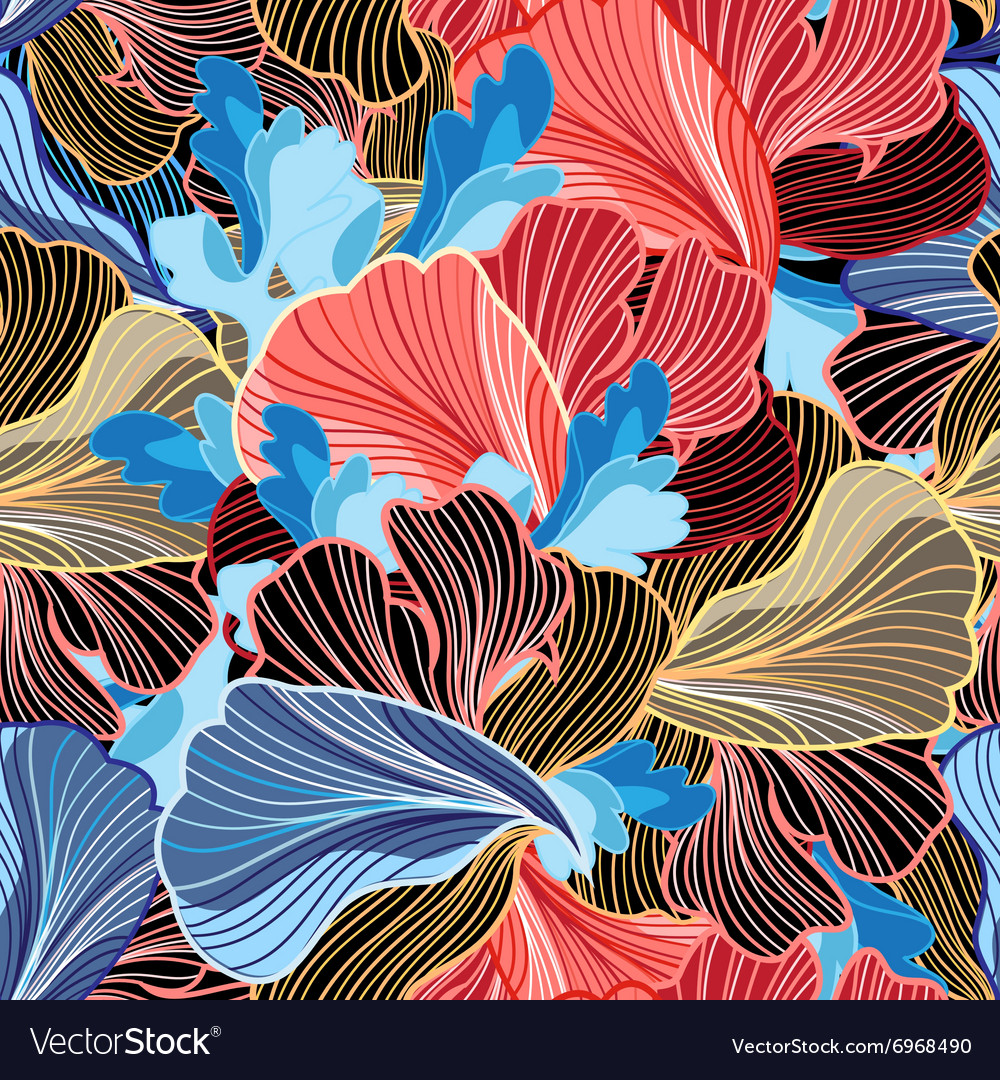 Wonderful abstract pattern Royalty Free Vector Image