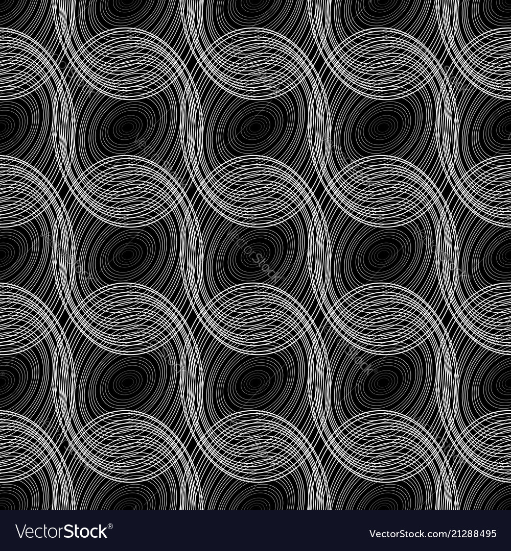 Design seamless monochrome geometric pattern Vector Image