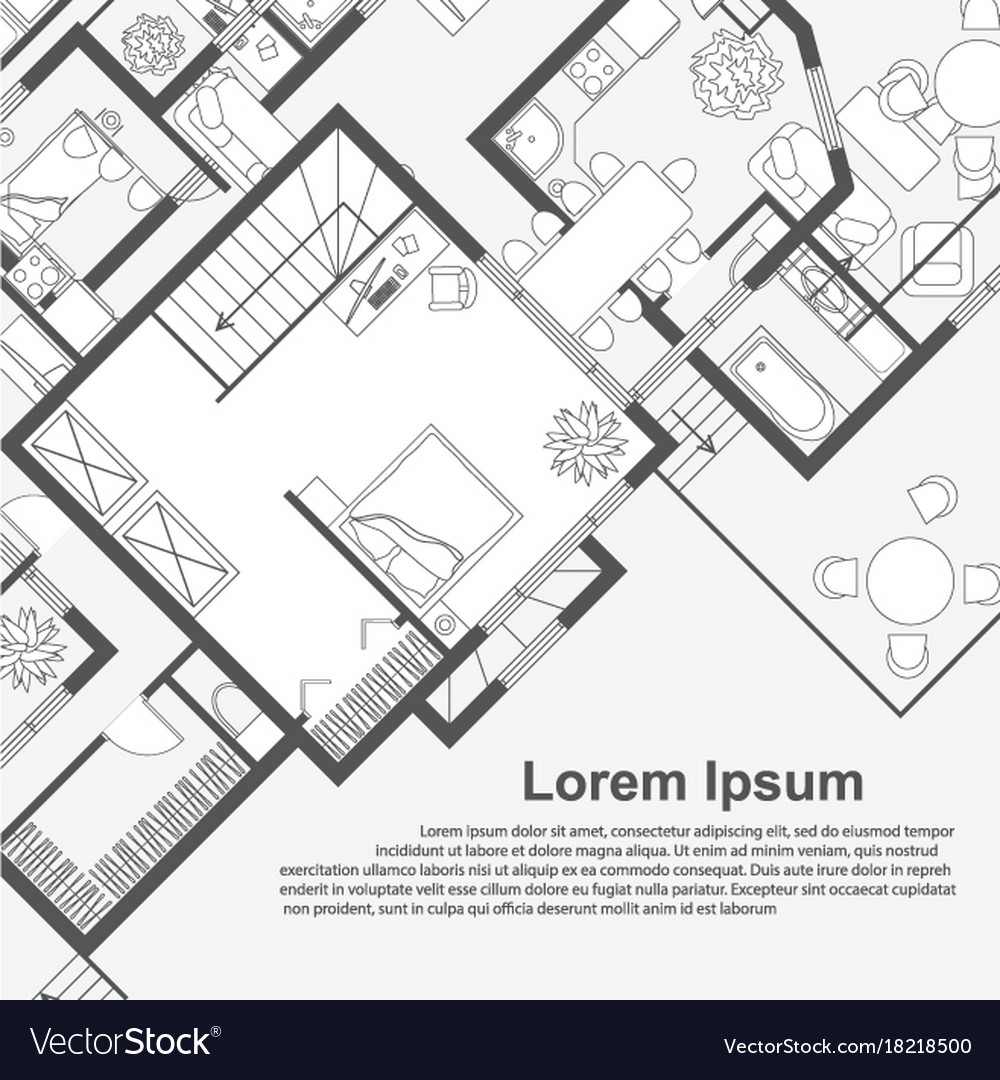 Architectural background template Royalty Free Vector Image