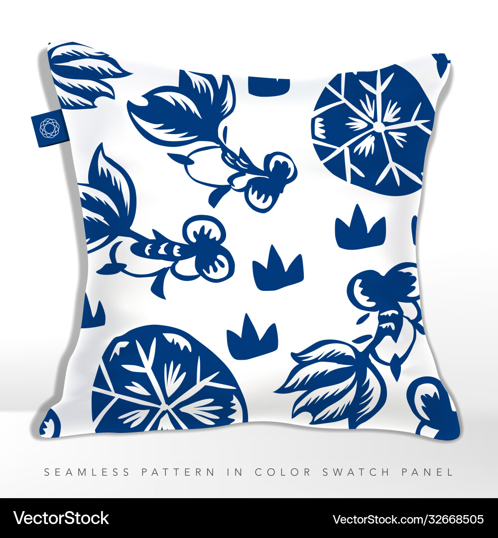 Chinese classic blue traditional paper Royalty Free Vector