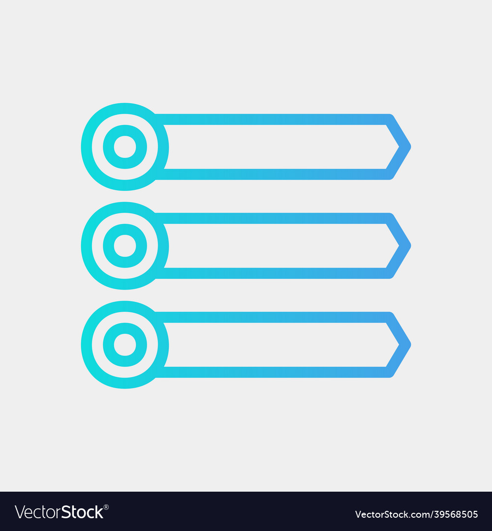 Infographic icon in blue style for any projects Vector Image