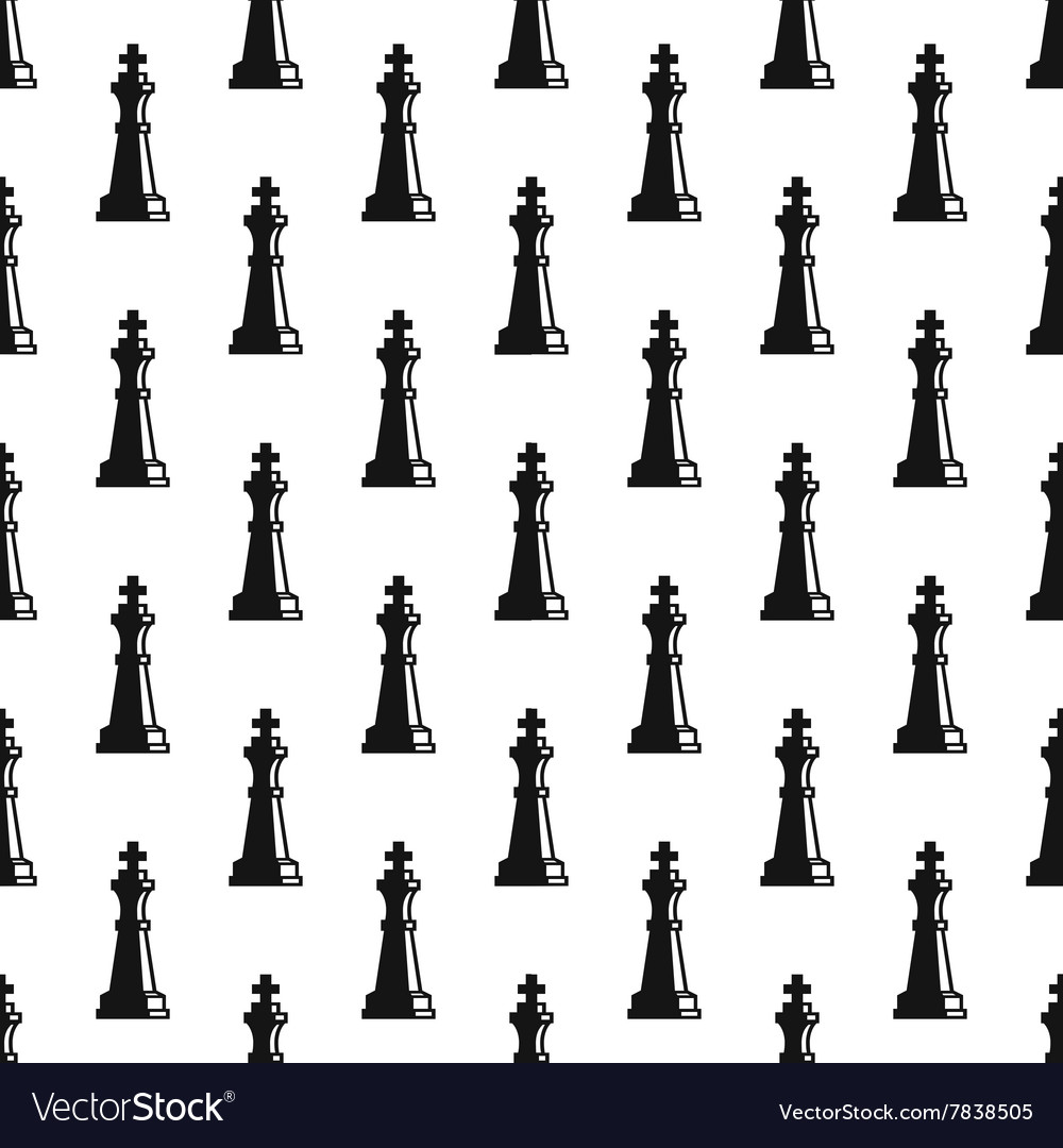 Queen seamless pattern Royalty Free Vector Image