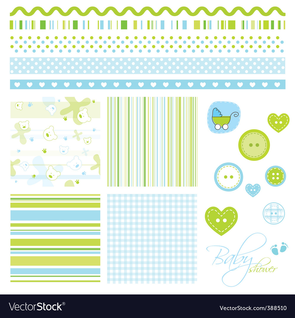 Scrapbook design elements Royalty Free Vector Image