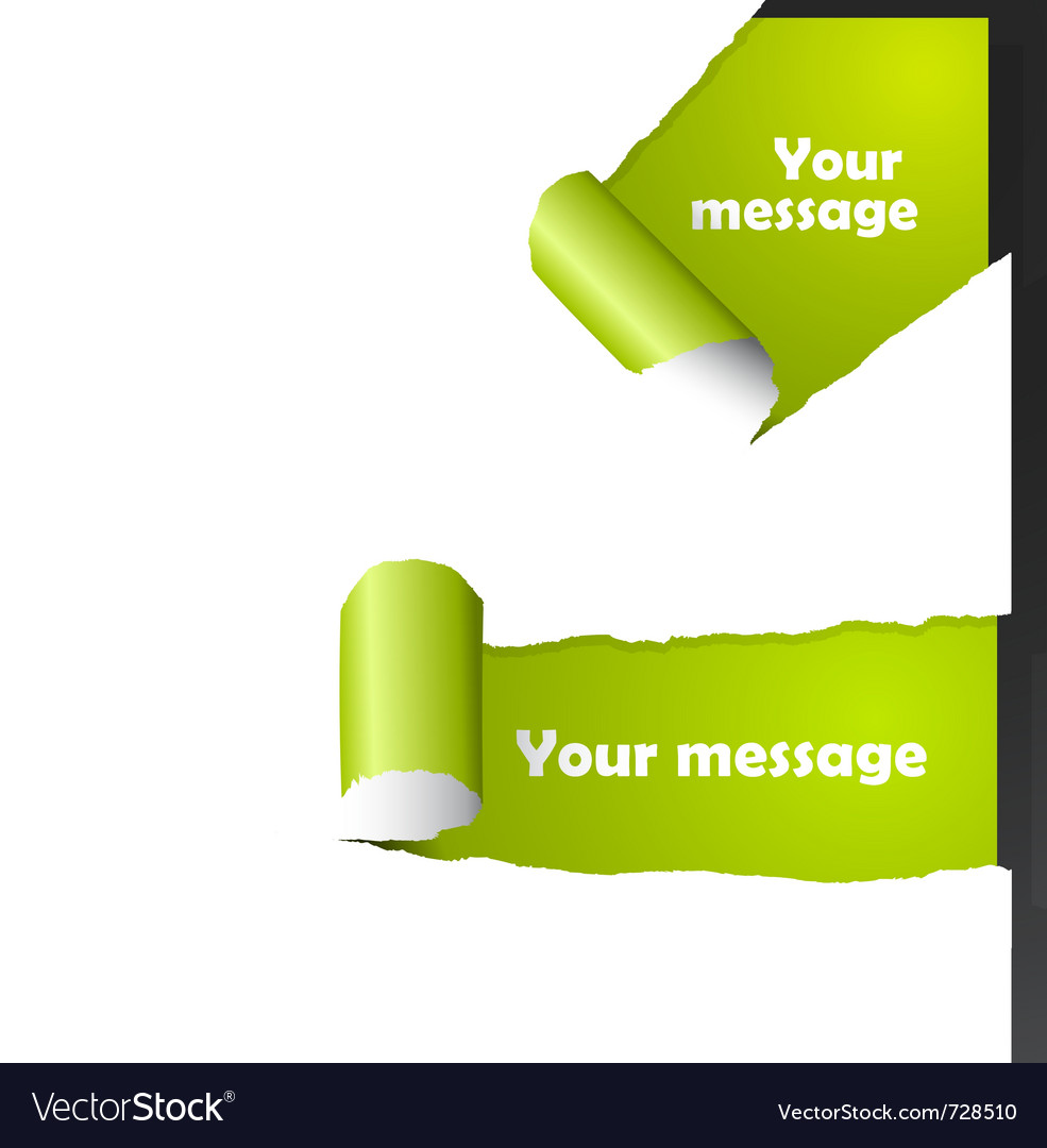 Teared paper Royalty Free Vector Image - VectorStock