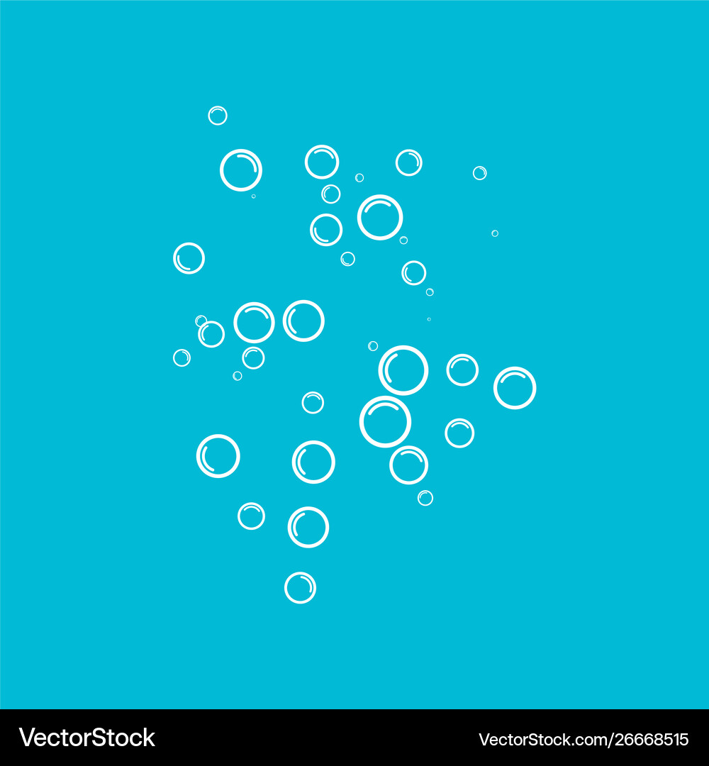 Bubble water Royalty Free Vector Image - VectorStock