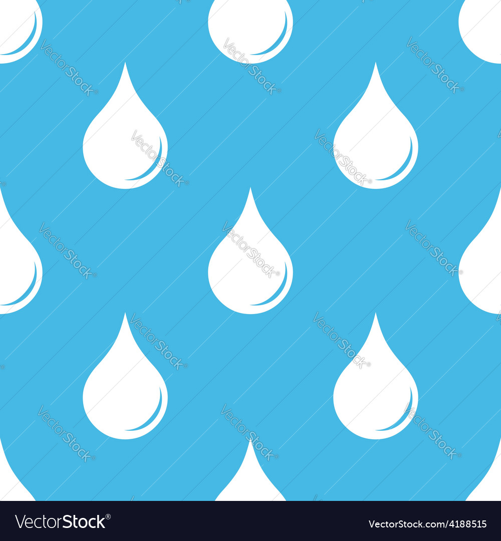 Drop seamless pattern Royalty Free Vector Image