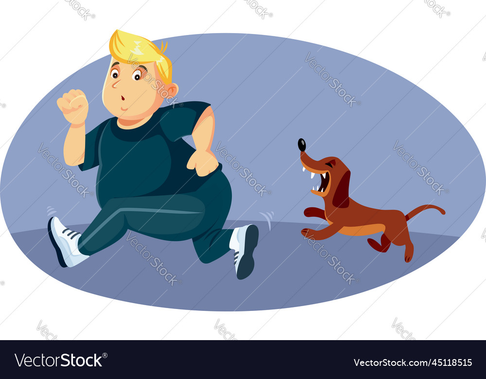 Quotfunny Vector Cartoon Of Man Running Away In Fear And Vector Cartoon Of Scared Man Or ...