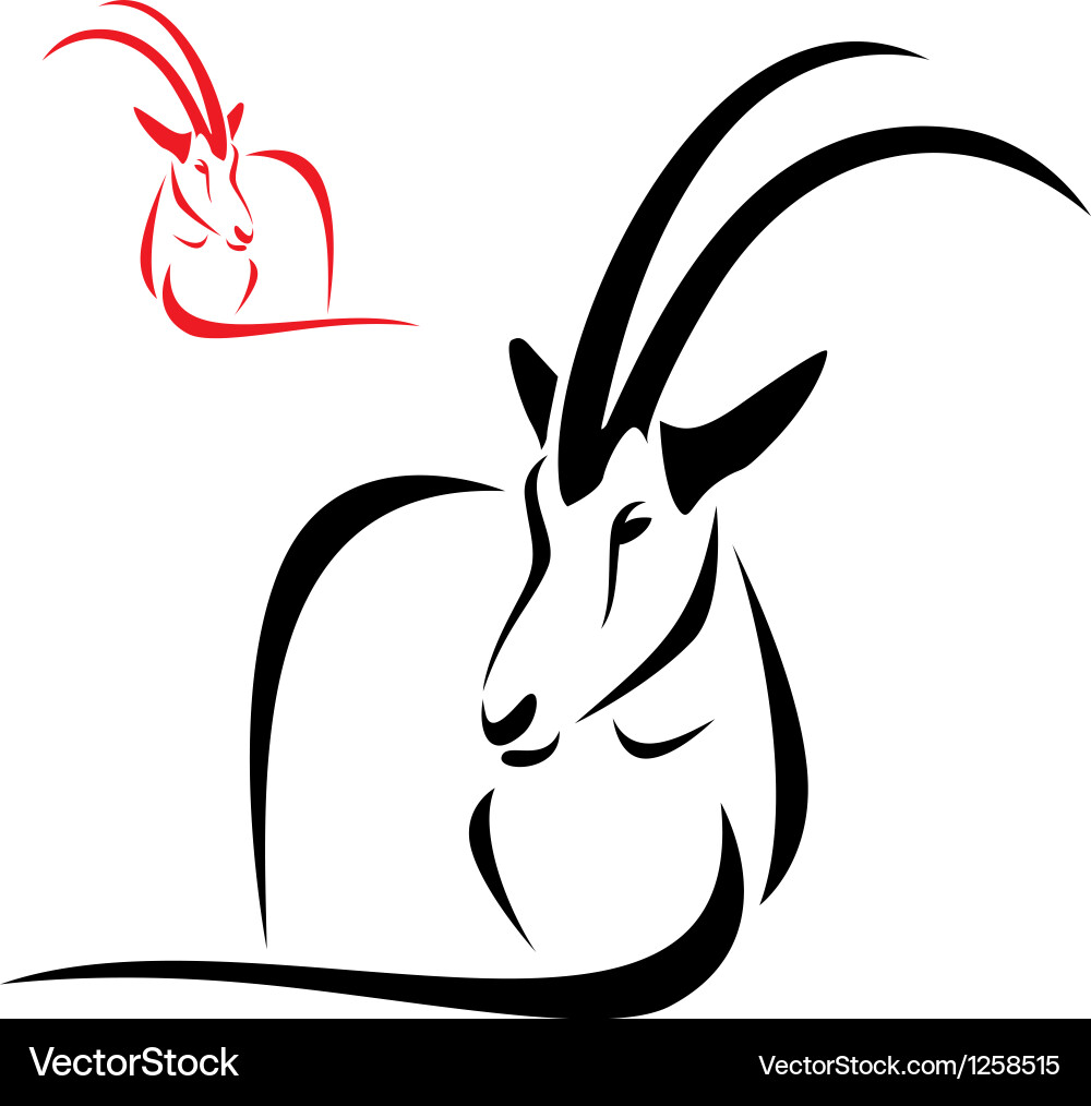 Goral Royalty Free Vector Image - VectorStock