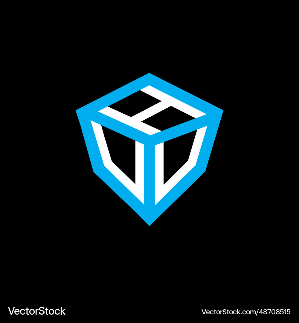 Huu letter logo design simple and modern Vector Image