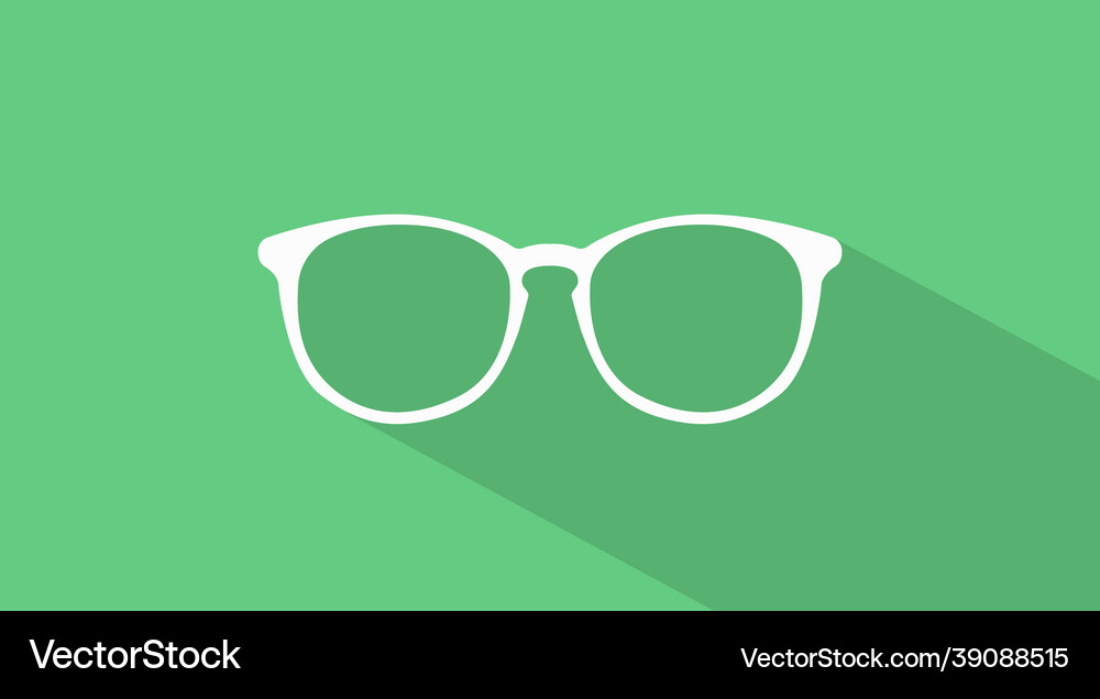 Isolated of glasses Royalty Free Vector Image - VectorStock