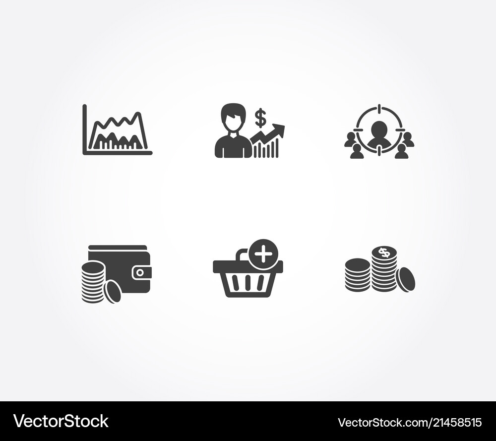 Payment method add purchase and business growth Vector Image