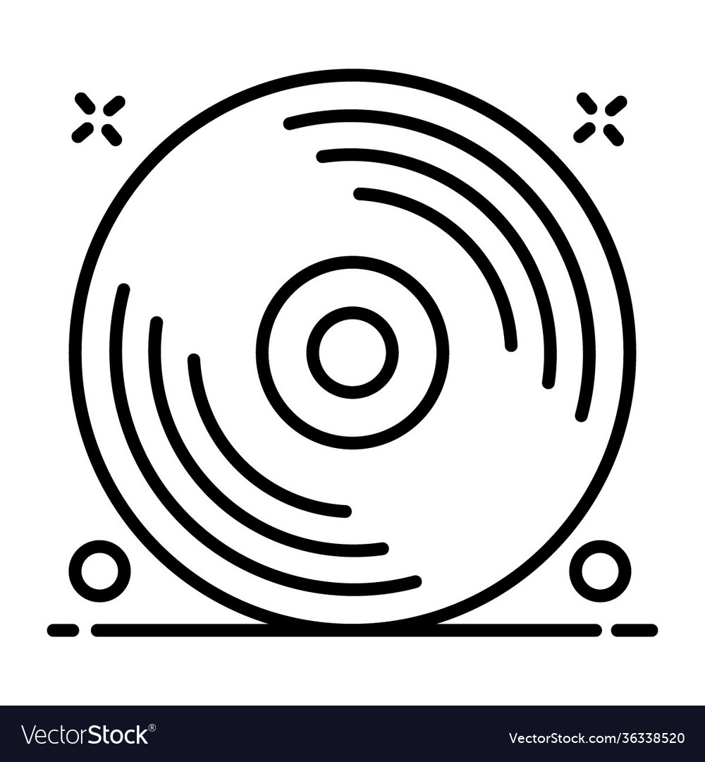 Compact disc Royalty Free Vector Image - VectorStock