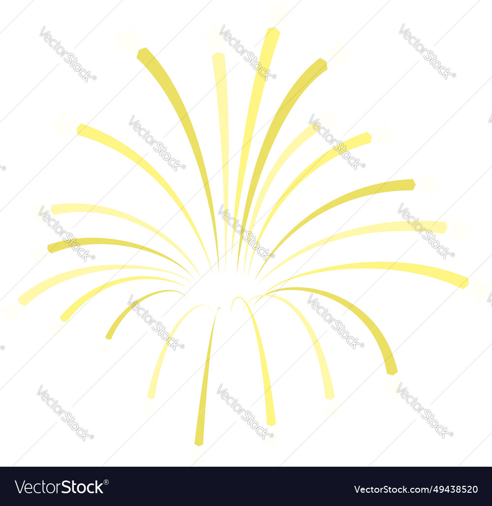 Fireworks simple element Royalty Free Vector Image