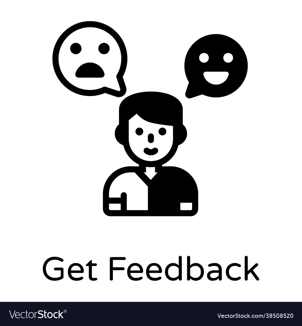 Get feedback Royalty Free Vector Image - VectorStock