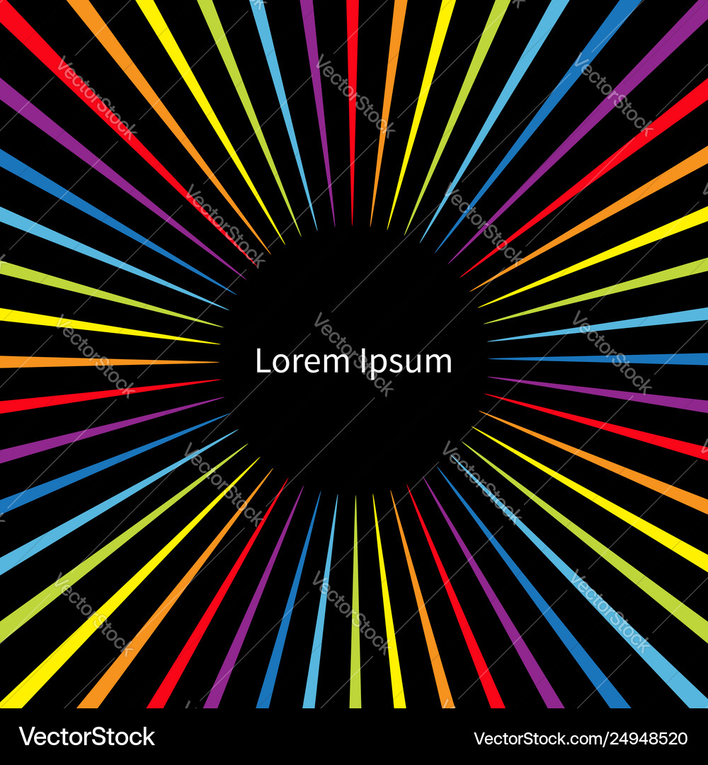 Rainbow color speed template colorful movement Vector Image