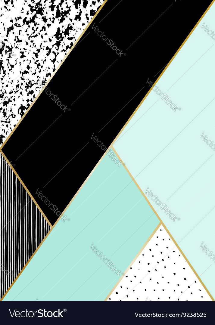 Abstract geometric composition Royalty Free Vector Image