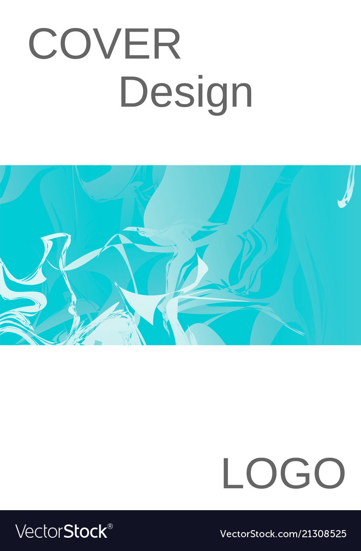 Creative fluid background from current forms Vector Image