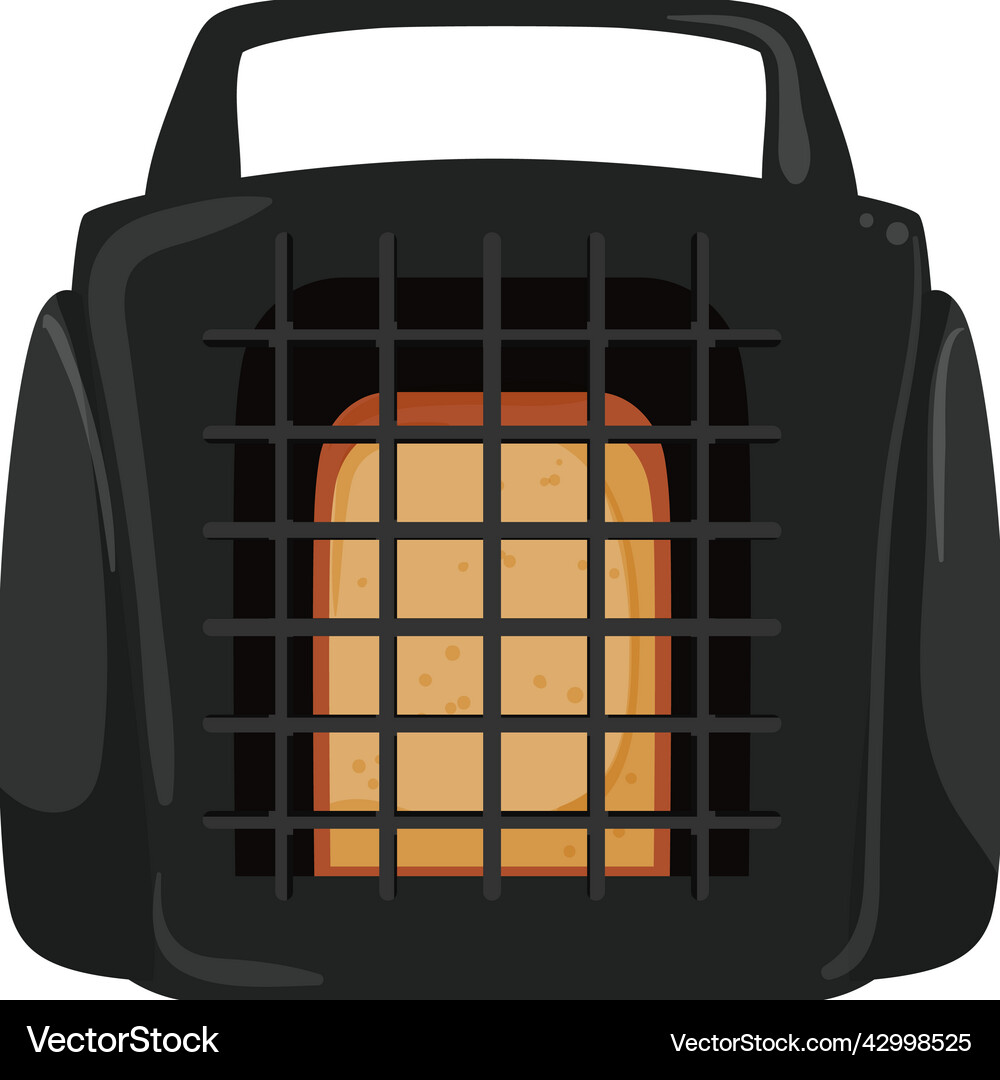 Flame heater gas cartoon Royalty Free Vector Image