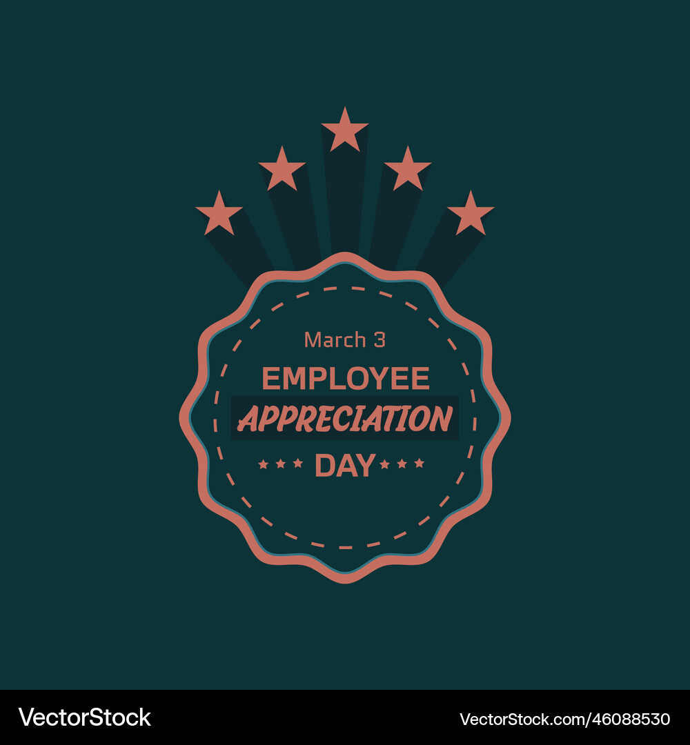 Happy employee appreciation day Royalty Free Vector Image
