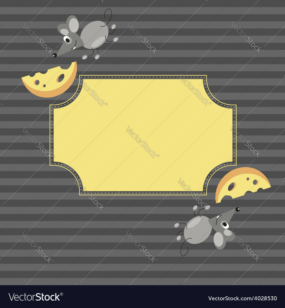 Mouse frame Royalty Free Vector Image - VectorStock