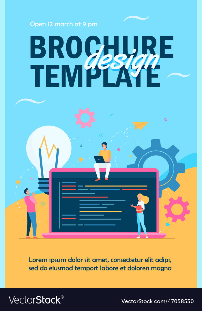 Tiny programmers coding new project Royalty Free Vector Tiny programmers coding new project Royalty Free Vector