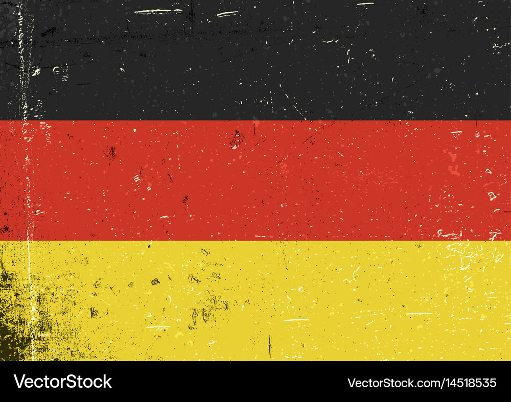 Germany grunge flag abstract patriotic Royalty Free Vector