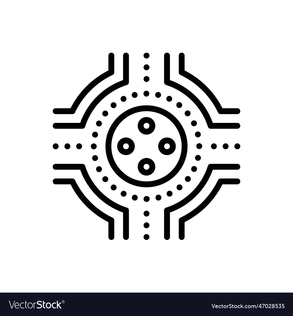 Junction Royalty Free Vector Image - VectorStock