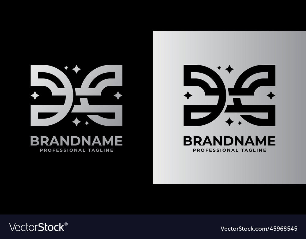 Luxury letter dc monogram logo suitable for any Vector Image