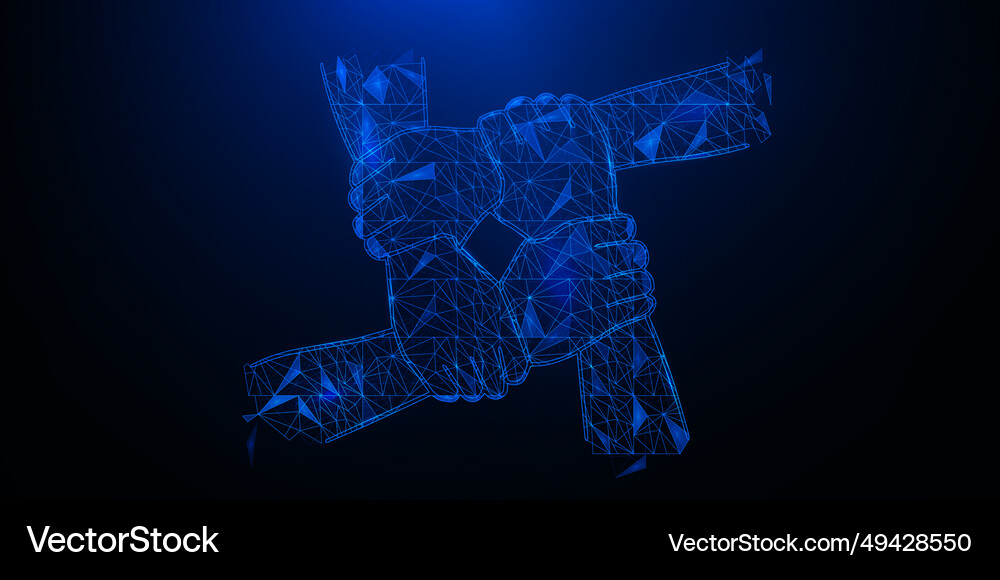 Abstract grow symbol digital transformation Vector Image