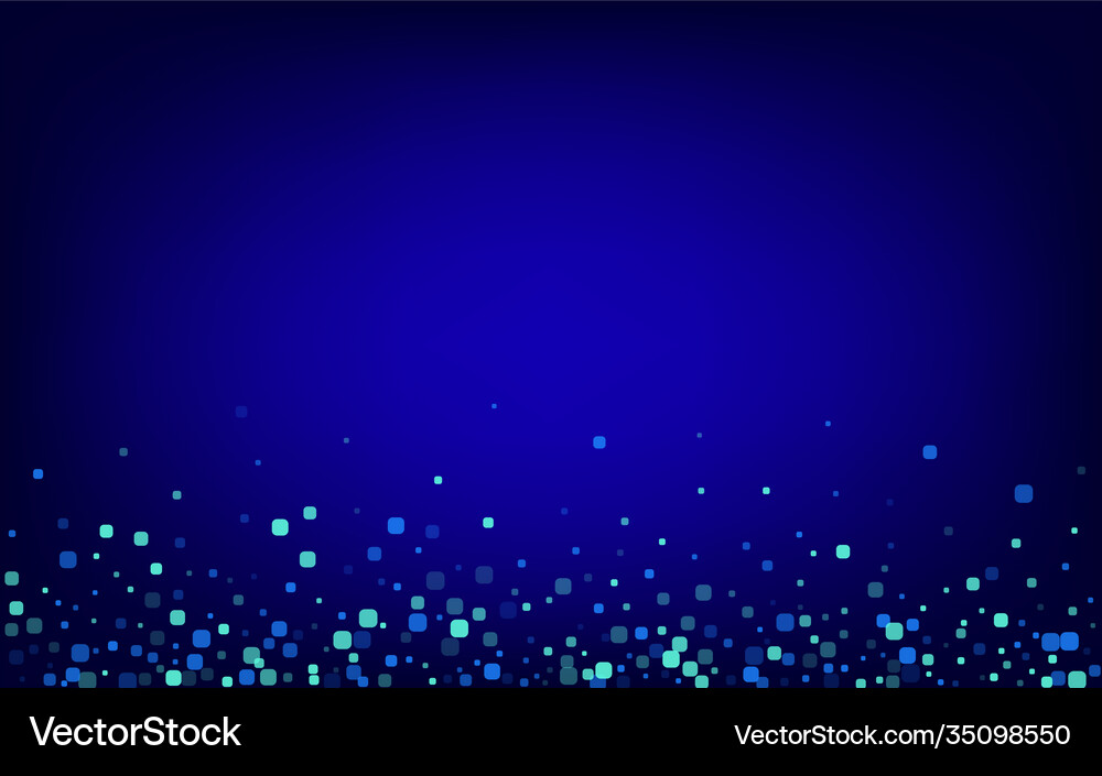 Turquoise confetti decoration blue Royalty Free Vector Image